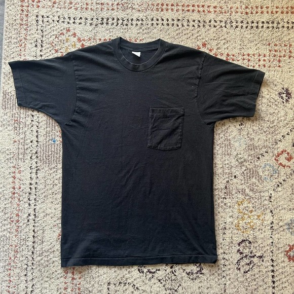 Bvd | Shirts | Vintage 9s Single Stitch Black 00 Cotton Tshirt Size Xl ...